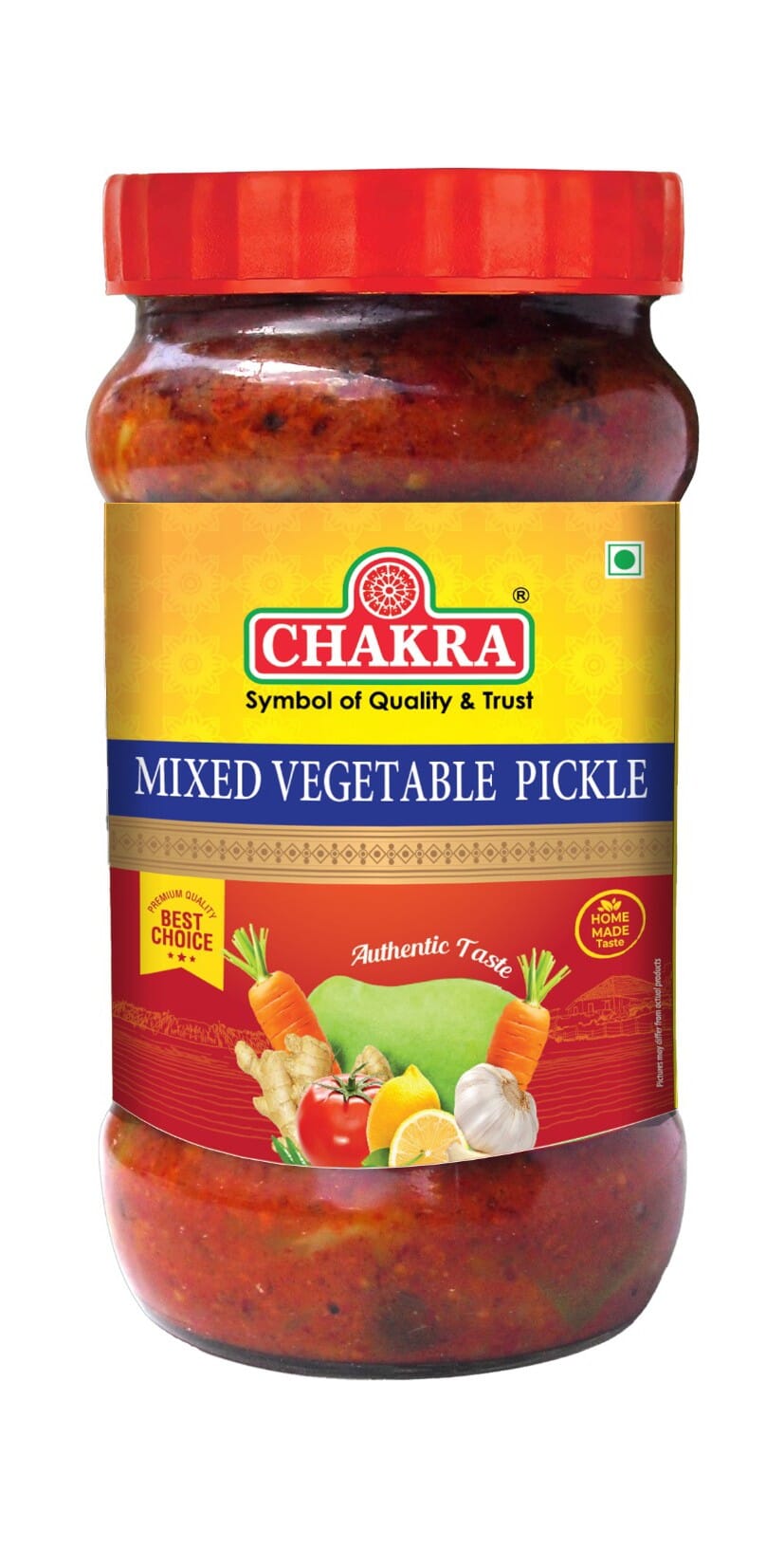 Chakra Mixed Veg Pickle 12x300g - PrimeImport - import av matvarer