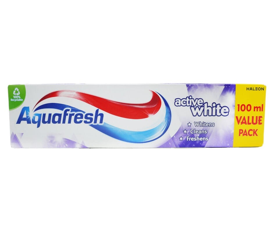 AQUAFRESH TOOTHPASTE ACTIVE WHITE - PrimeImport - import av matvarer